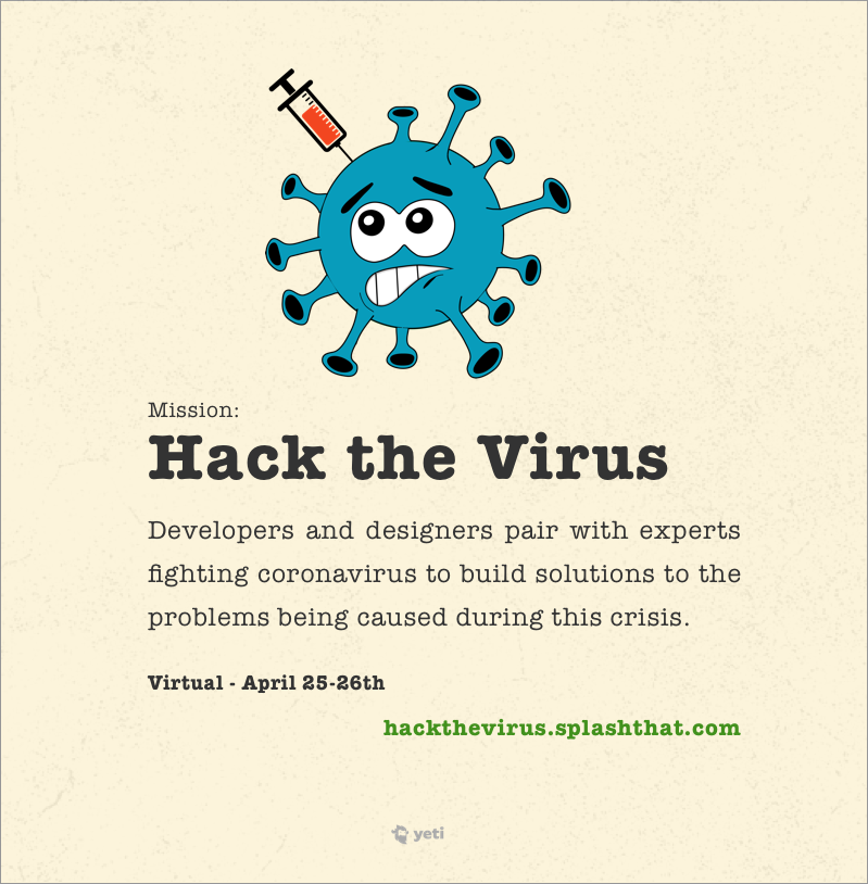 Hack the Virus - Building Software in Response to Crisis | Yeti